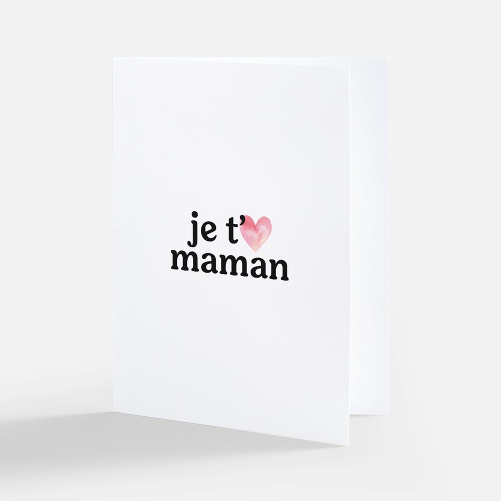 Carte de souhait Miss Lili - Je t'aime Maman | Fleuriste Laurentides ...